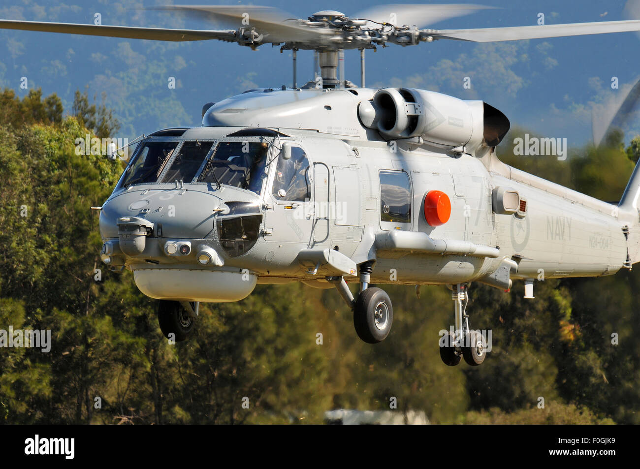 Royal Australian Navy Seahawk Helicopter Stock Photo - Alamy