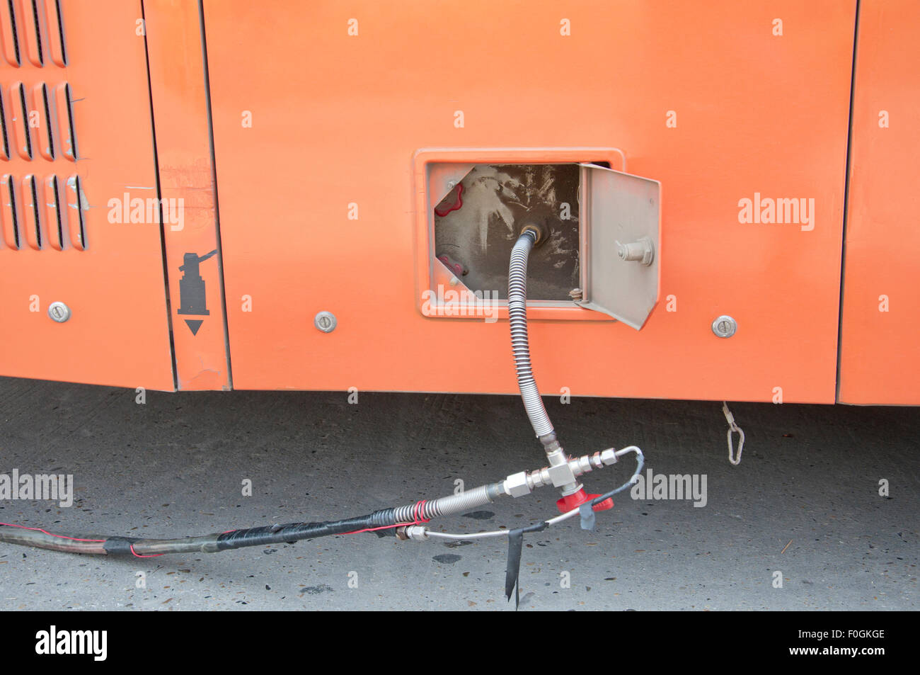 Refill vehicle hi-res stock photography and images - Alamy