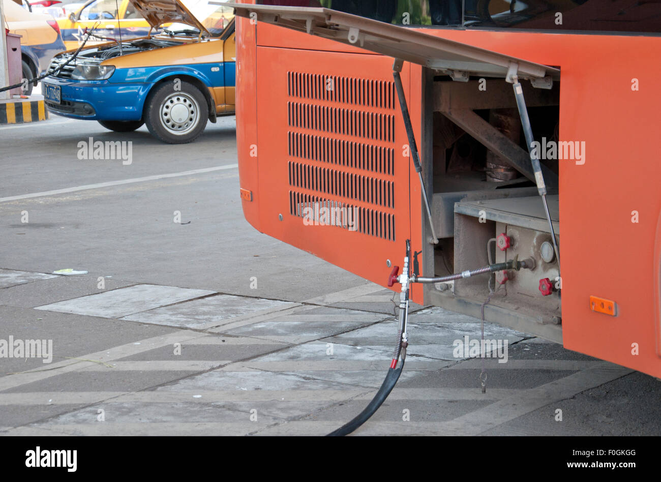 Refill vehicle hi-res stock photography and images - Alamy