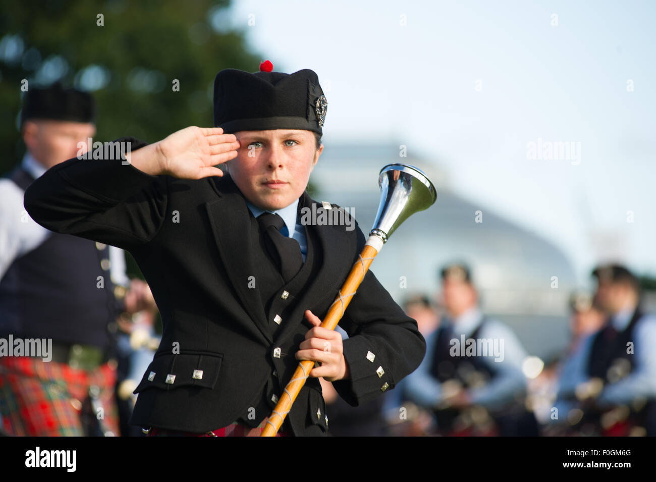 Glasgow, Scotland, UK, 15th August, 2015. The World Pipe Band ...