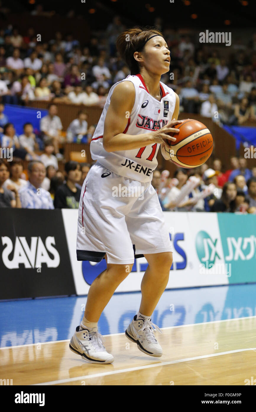 Tokyo, Japan. 15th Aug, 2015. Mio Shinozaki (JPN) Basketball ...