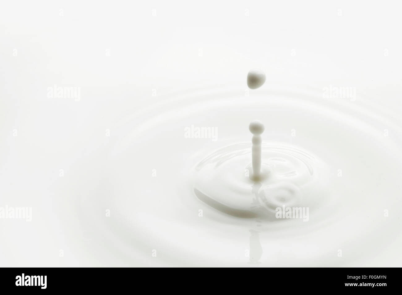 Splash of milk Stock Photo - Alamy