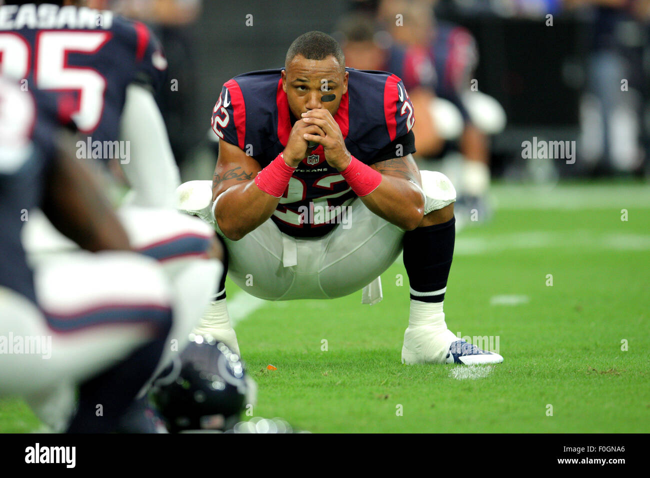 Houston, TX, USA. 15th Aug, 2015. Houston Texans running back Chris ...