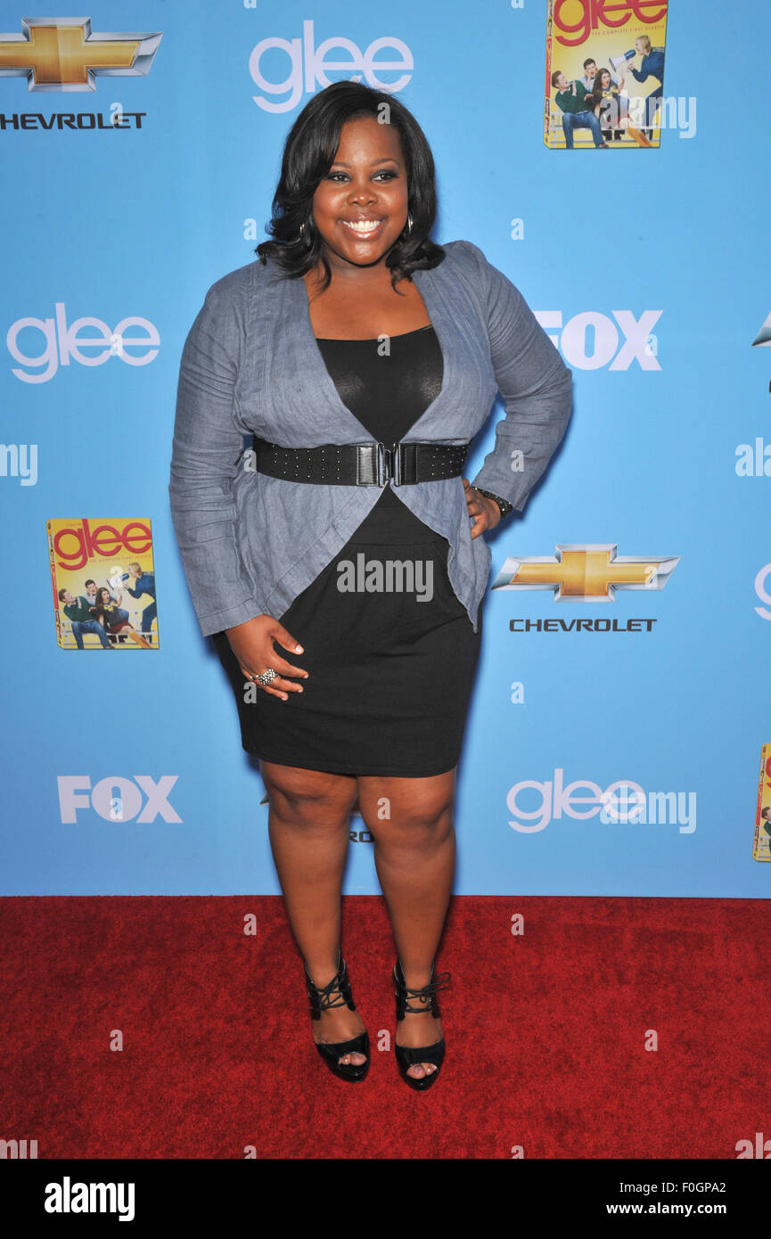 Amber riley glee season two premiere hi-res stock photography and ...