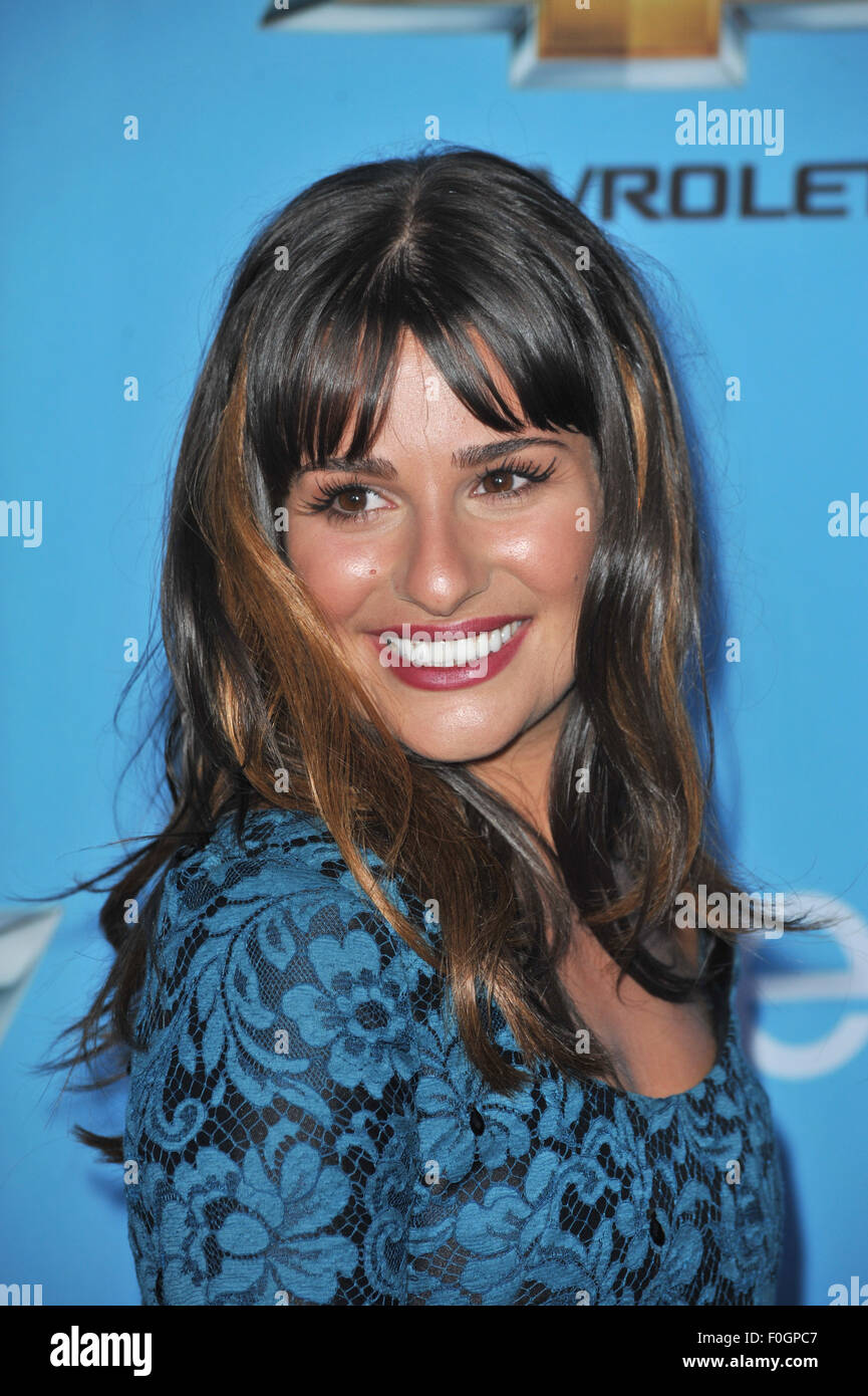 LOS ANGELES, CA - SEPTEMBER 7, 2010: "Glee" star Lea Michele at the ...