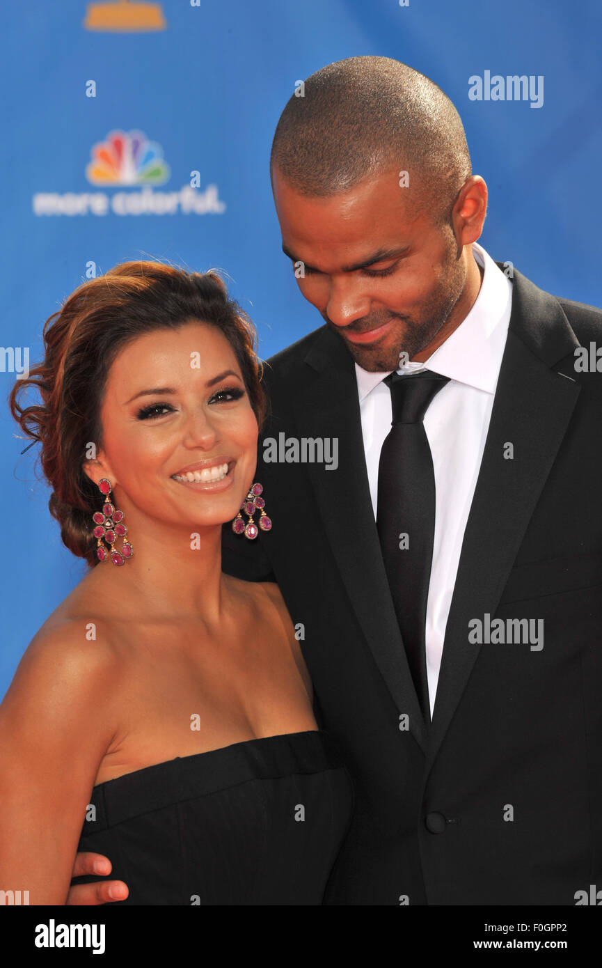 LOS ANGELES, CA - AUGUST 29, 2010: Eva Longoria Parker & husband Tony ...