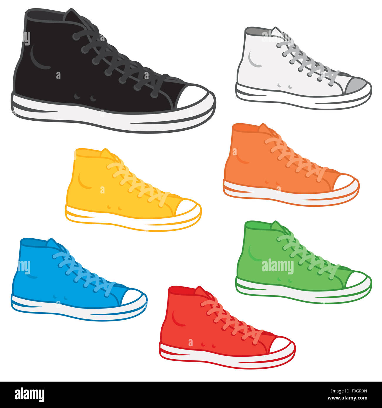 Clip Art High Top Sneaker