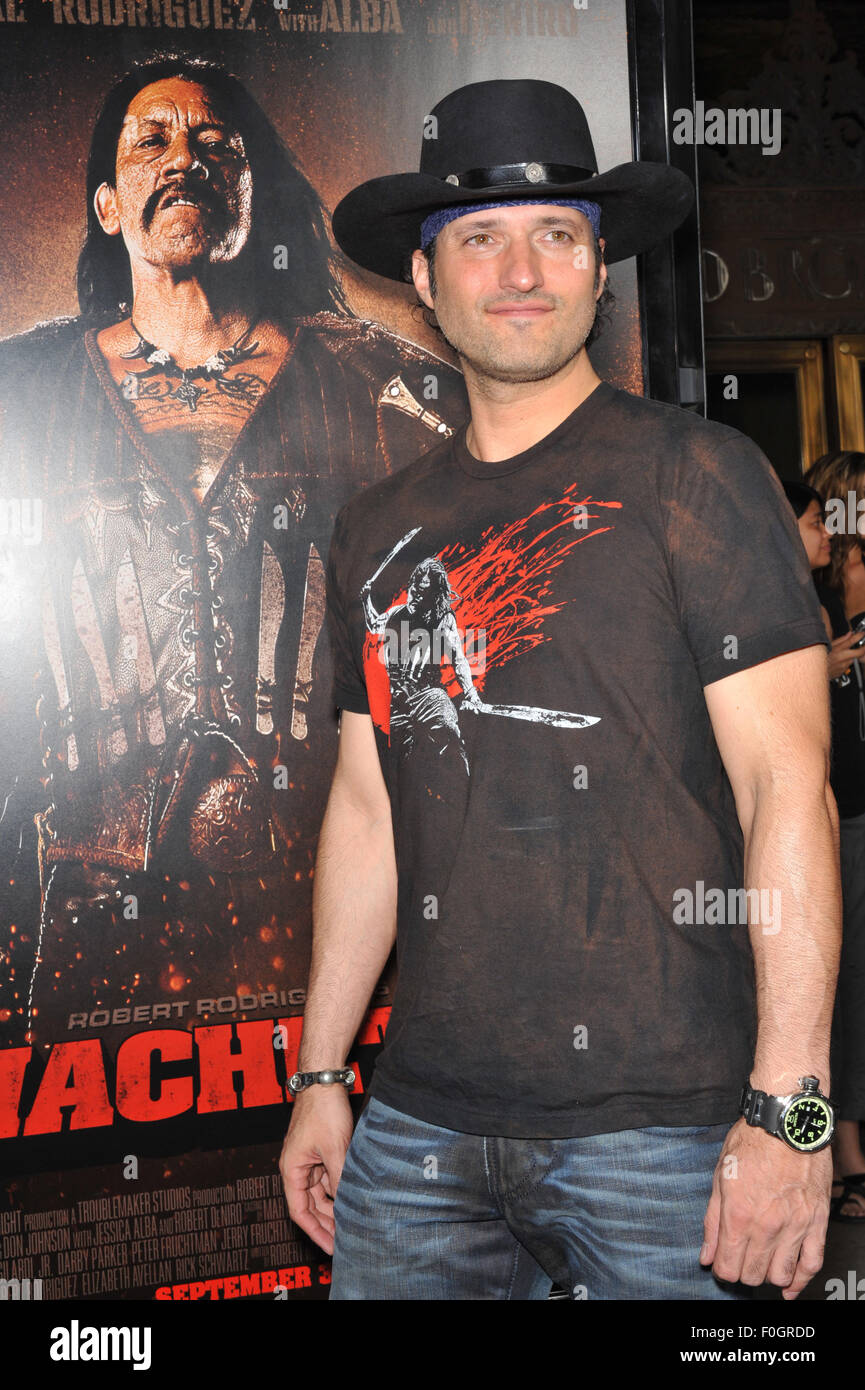 LOS ANGELES, CA - AUGUST 25, 2010: Director Robert Rodriguez at the Los ...