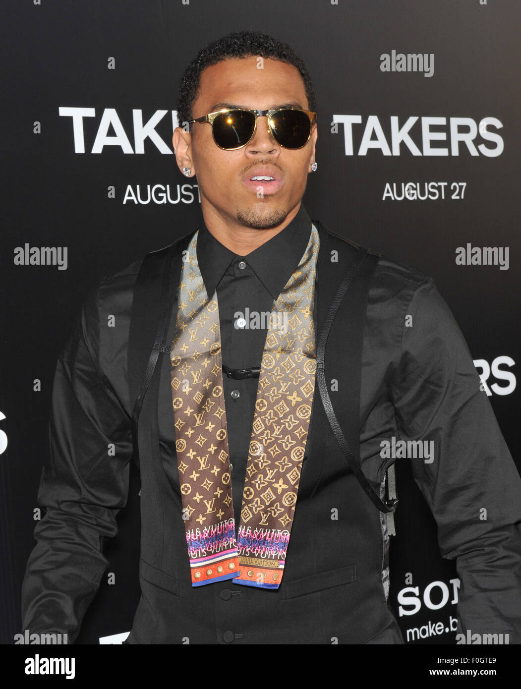 LOS ANGELES, CA - AUGUST 4, 2010: Chris Brown at the world premiere of ...