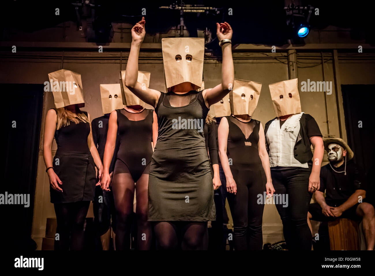 London, UK. 15th August, 2015. Bloody East Europeans migrant satire ...