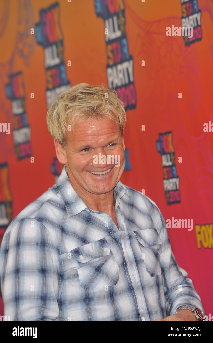 SANTA MONICA, CA - AUGUST 2, 2010: Chef Gordon Ramsay - star of "Hell's ...