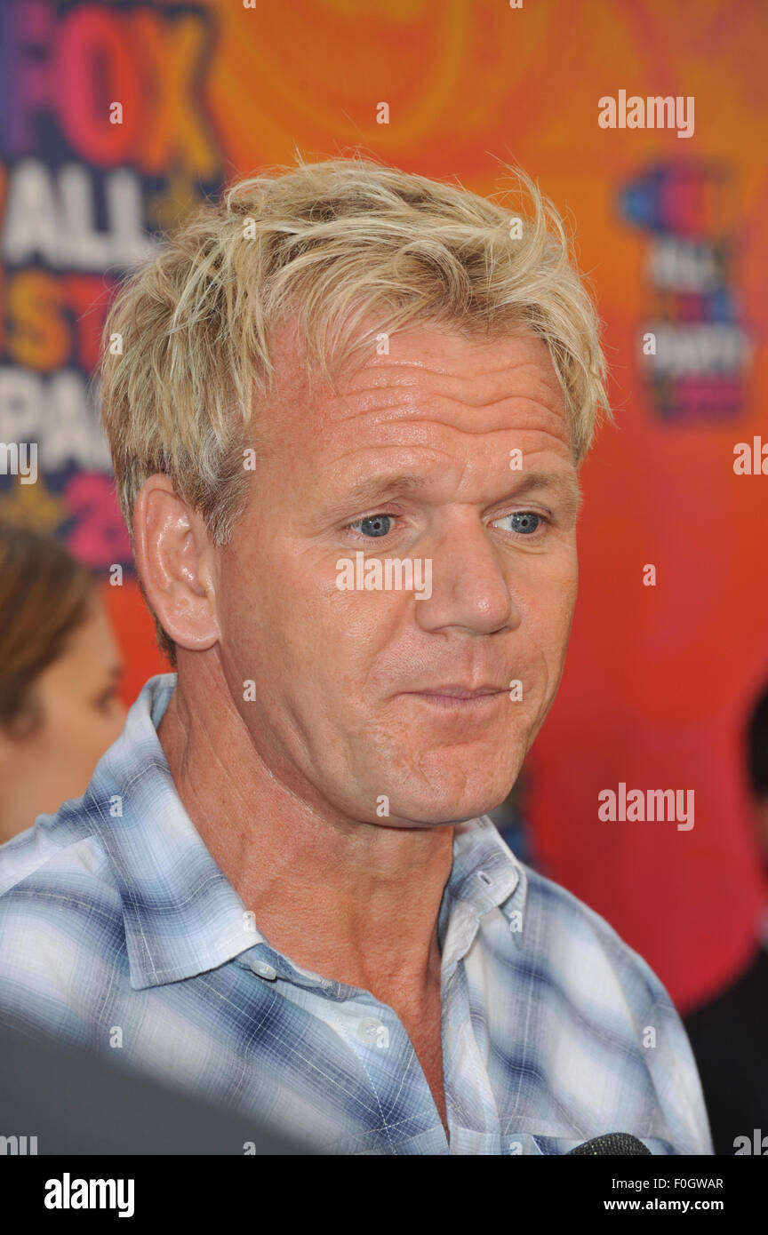 SANTA MONICA, CA - AUGUST 2, 2010: Chef Gordon Ramsay - star of "Hell's ...