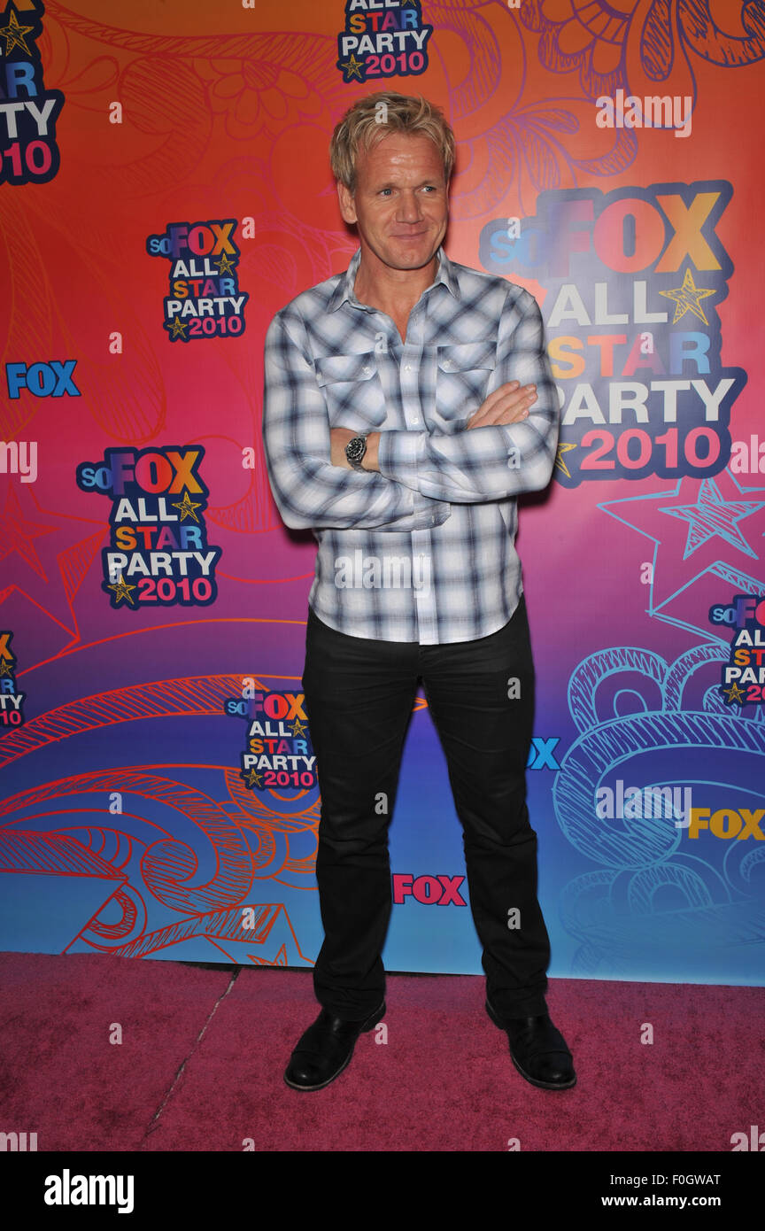SANTA MONICA, CA - AUGUST 2, 2010: Chef Gordon Ramsay - star of "Hell's ...