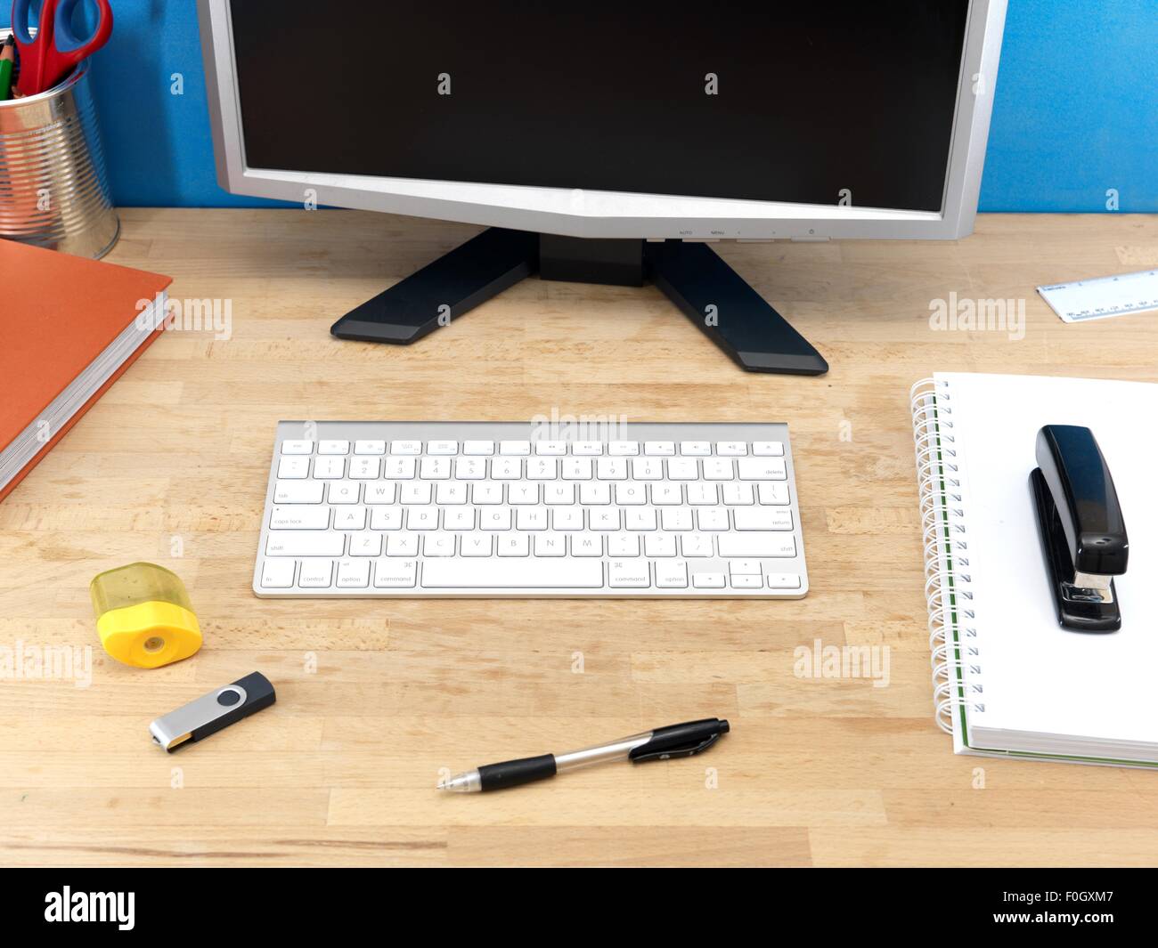 A close up shot of a work station Stock Photo - Alamy
