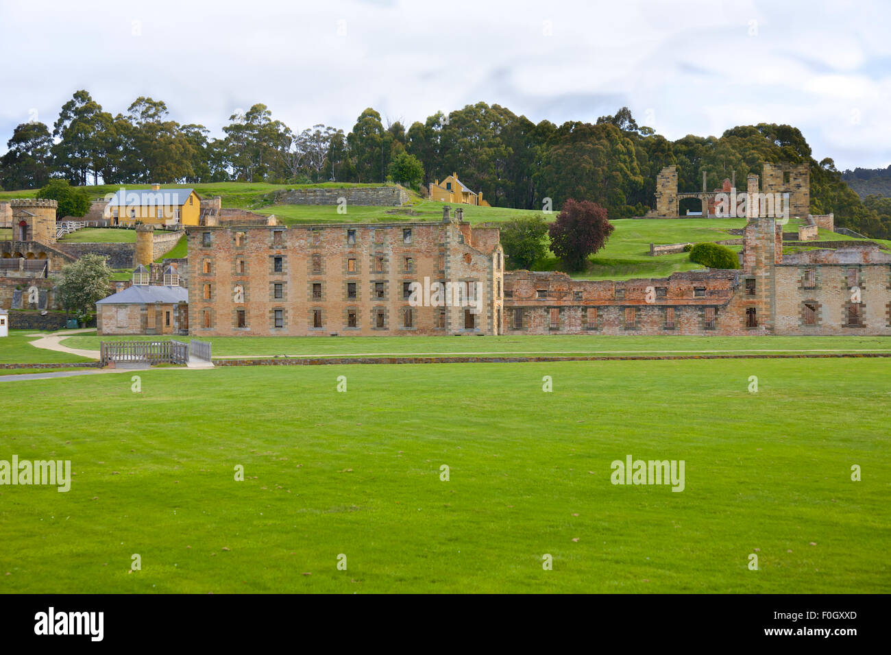 Port Arthur Ancient historic building for the prisoners in Tasmania ...