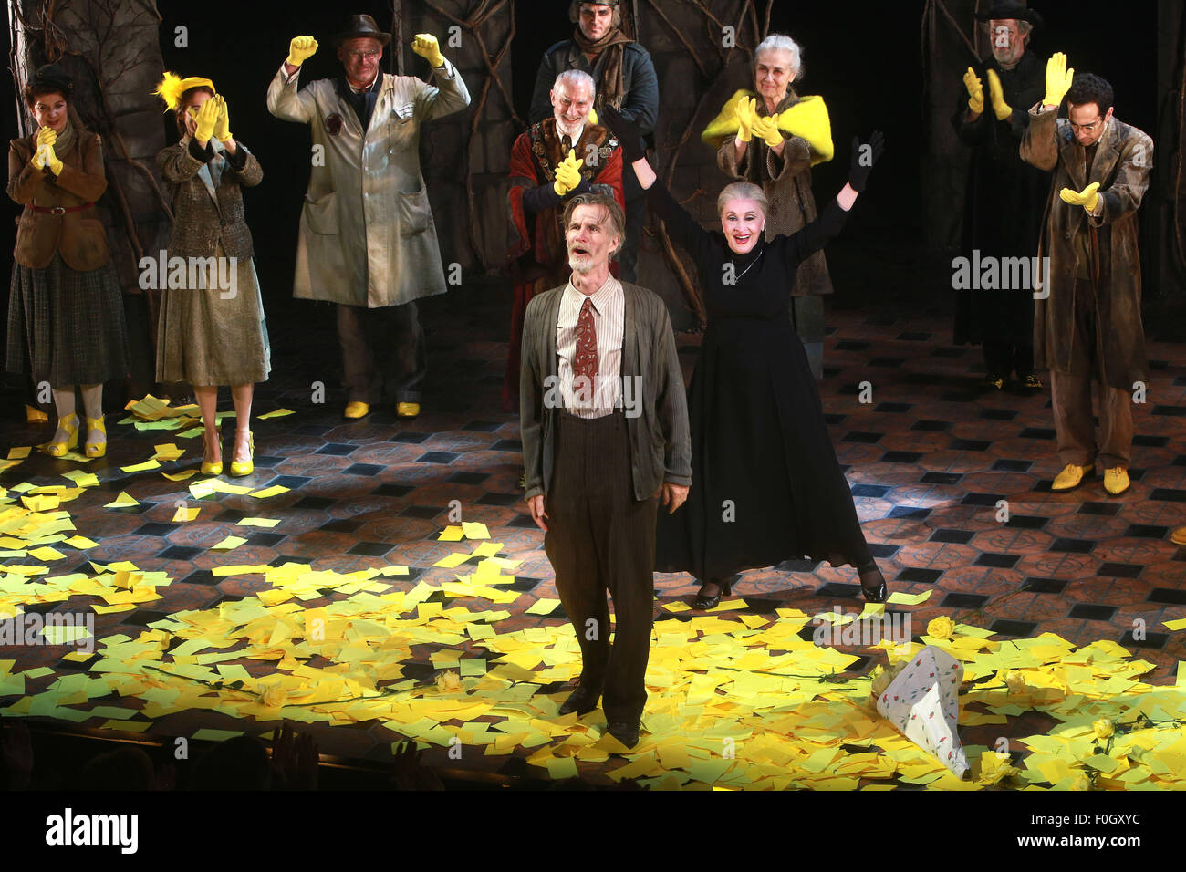 Closing night curtain Call for the Broadway musical The Visit at the ...