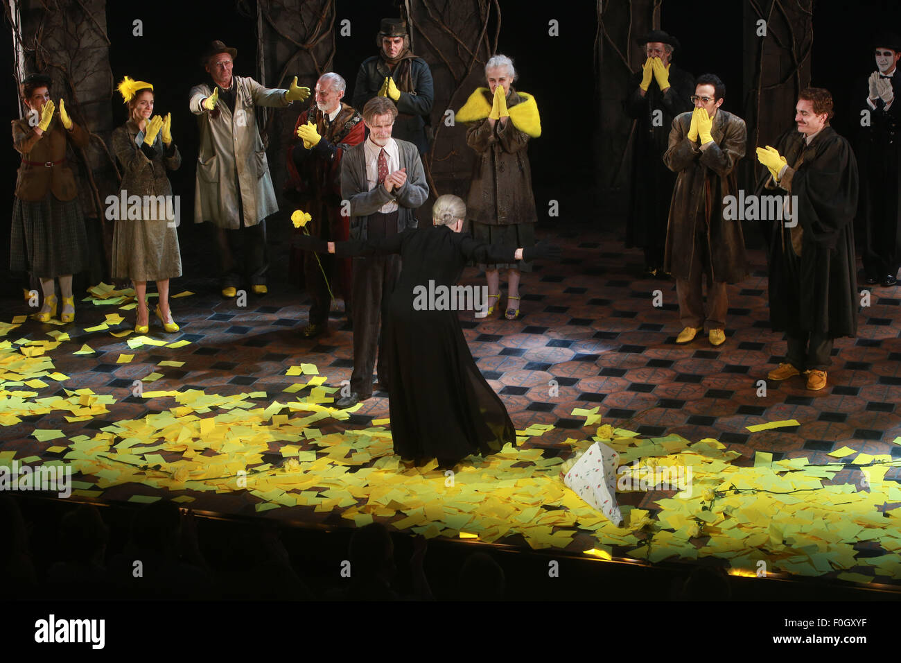 Closing night curtain Call for the Broadway musical The Visit at the ...