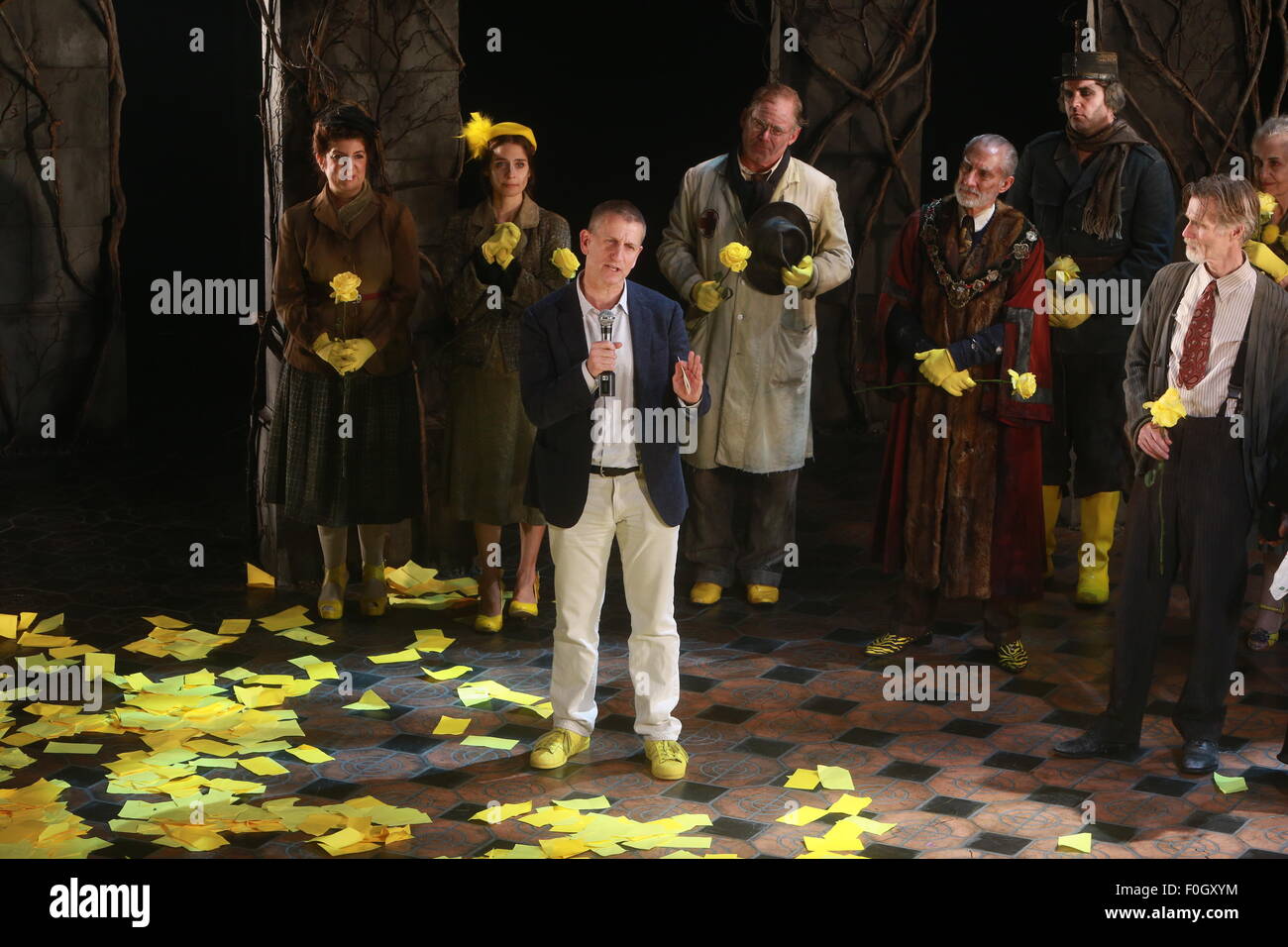 Closing night curtain Call for the Broadway musical The Visit at the ...