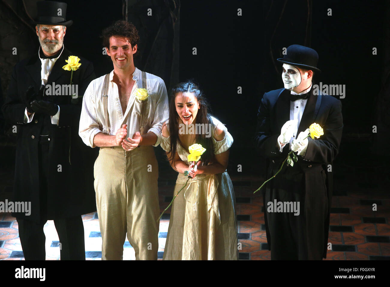 Closing night curtain Call for the Broadway musical The Visit at the ...
