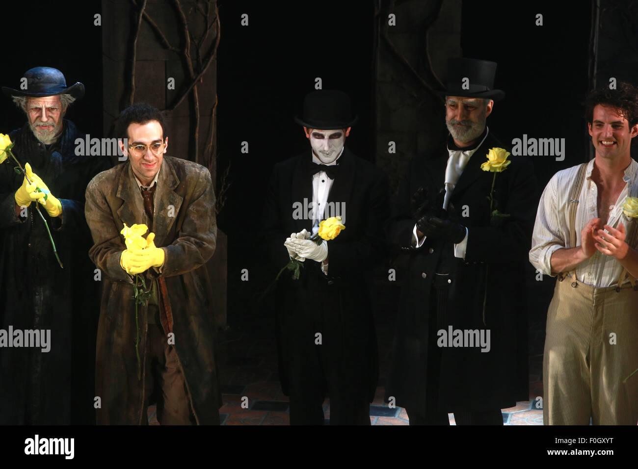 Closing night curtain Call for the Broadway musical The Visit at the ...