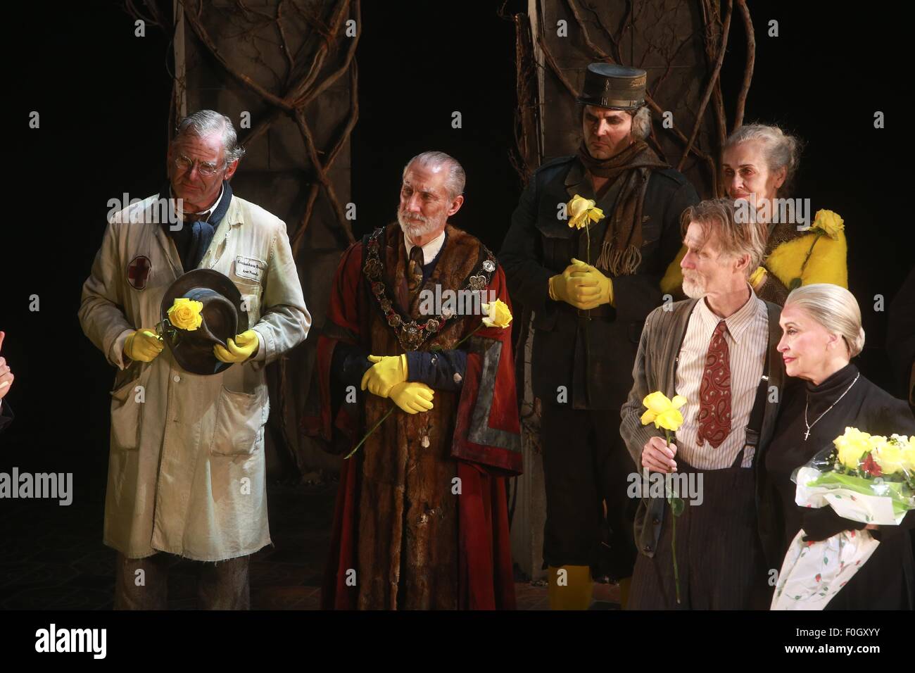 Closing night curtain Call for the Broadway musical The Visit at the ...