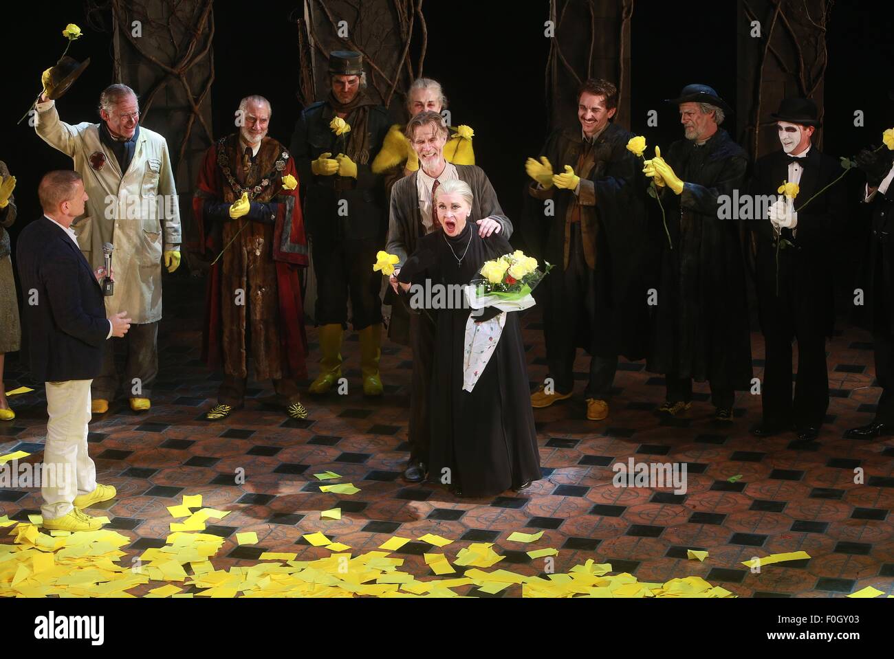 Closing night curtain Call for the Broadway musical The Visit at the ...