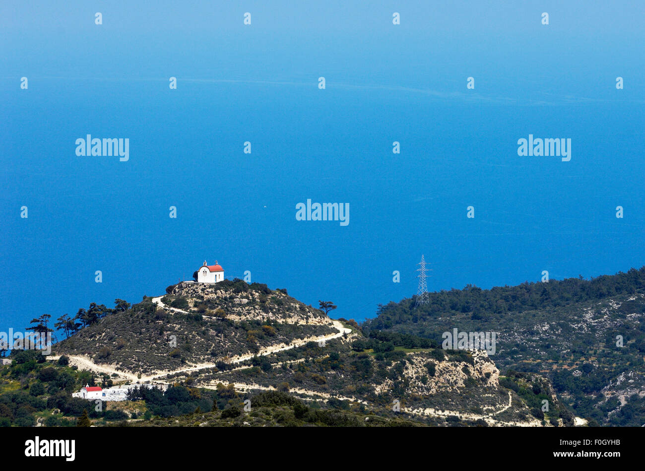 Church at the top of a hill hi-res stock photography and images - Alamy