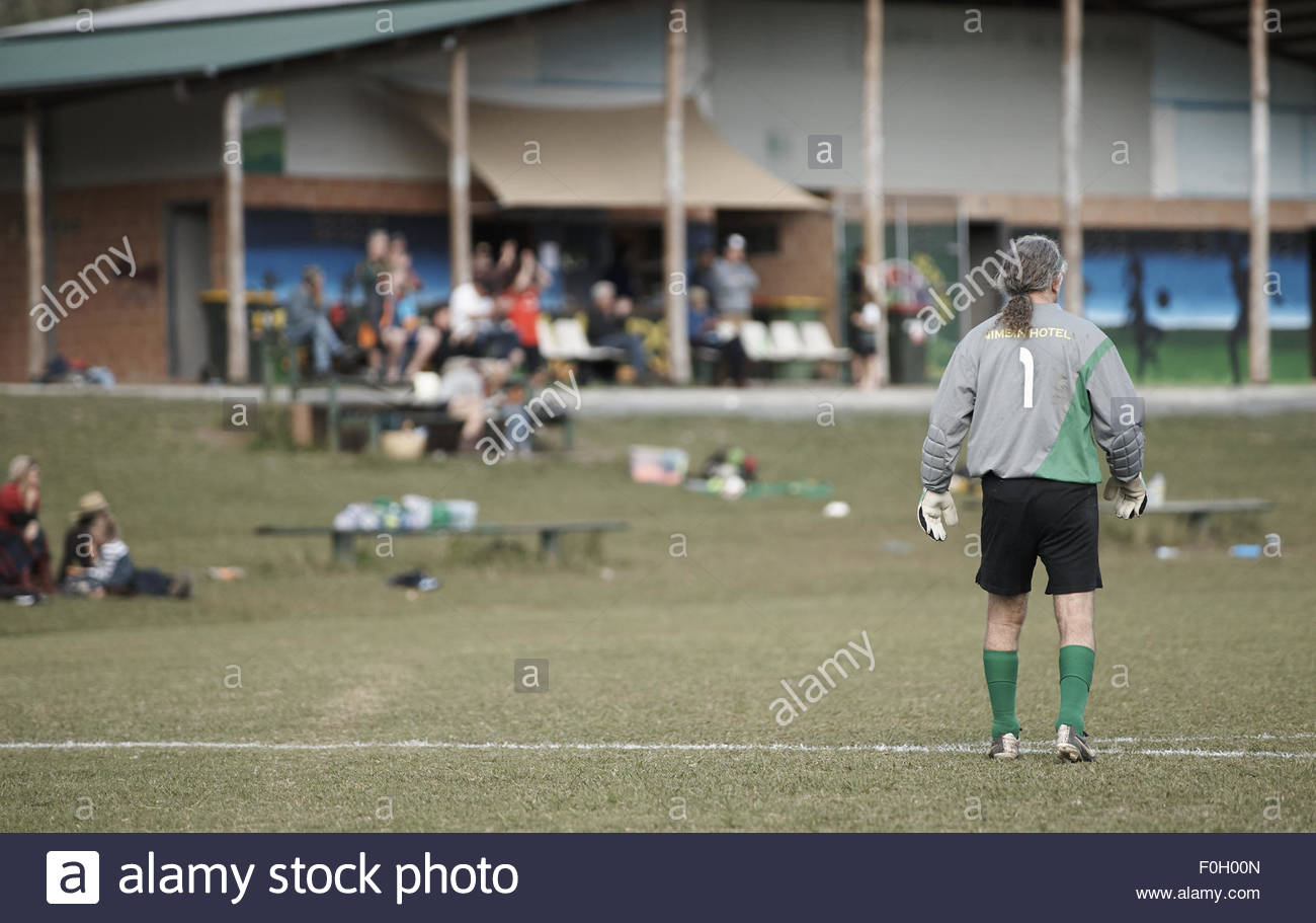 A Football Goalkeeper In Action High Resolution Stock Photography and ...
