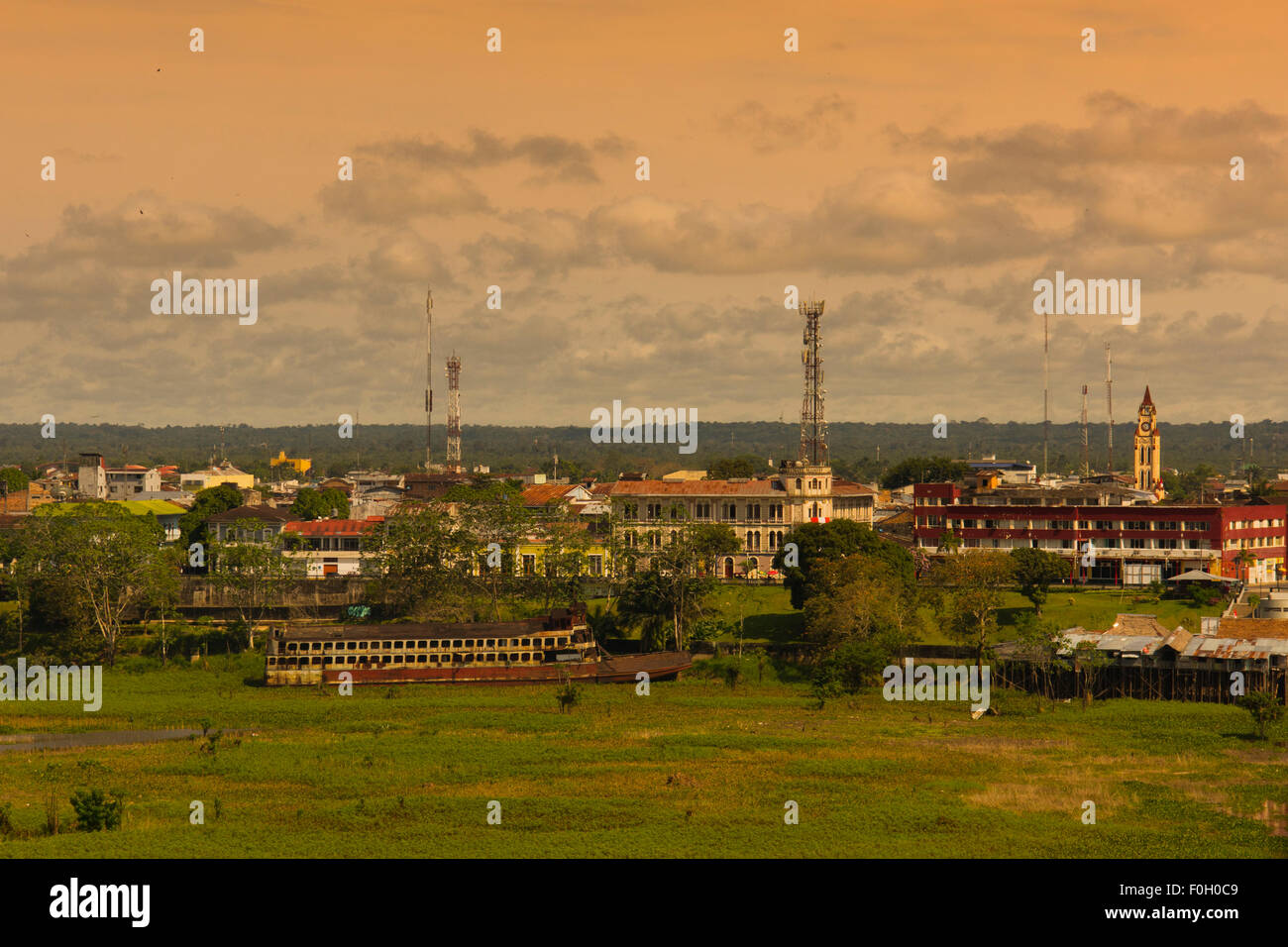 Iquitos city aerial hi-res stock photography and images - Alamy