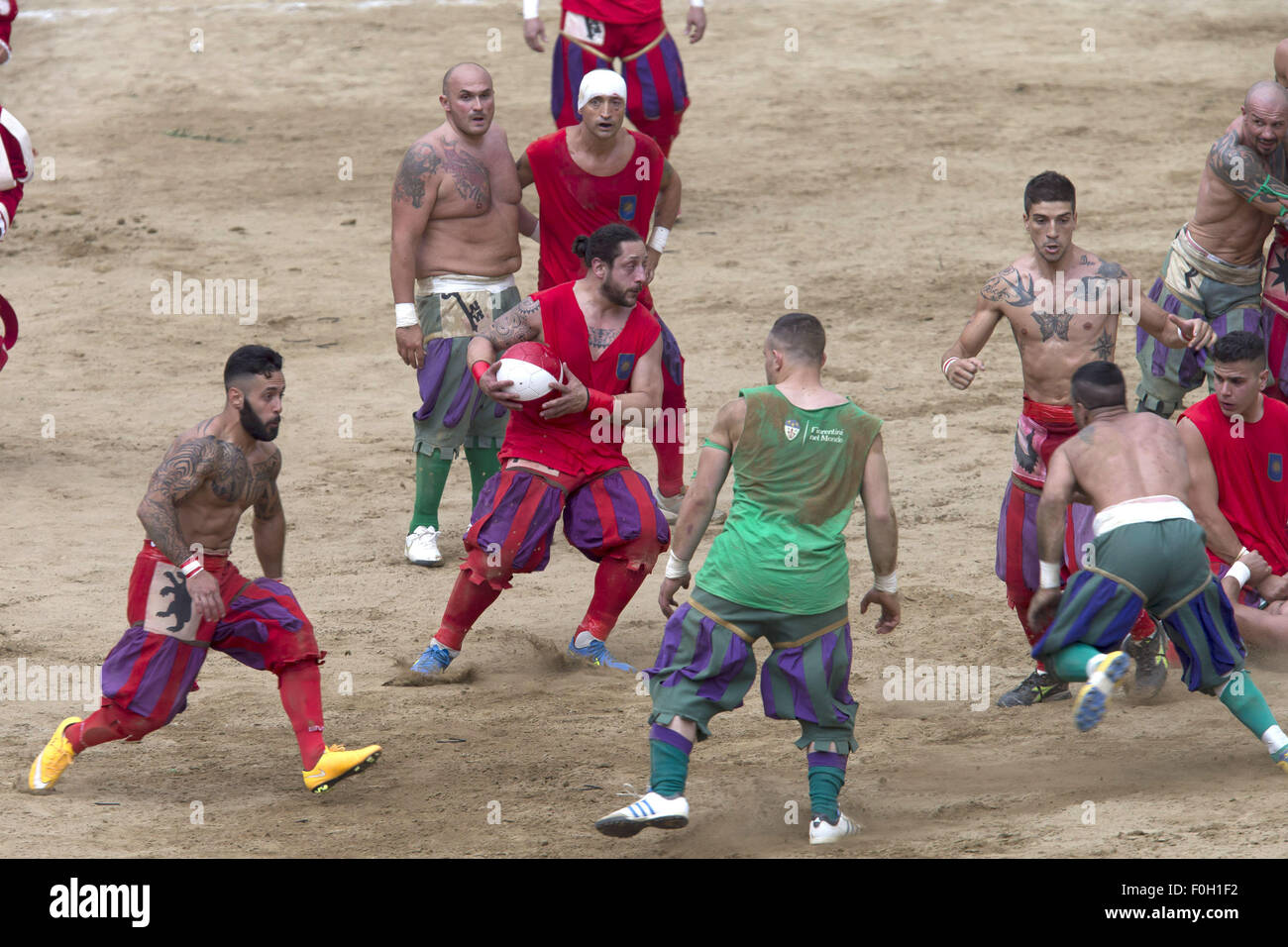 Calcio Fiorentino also known as 'Historic Football' is played out ...