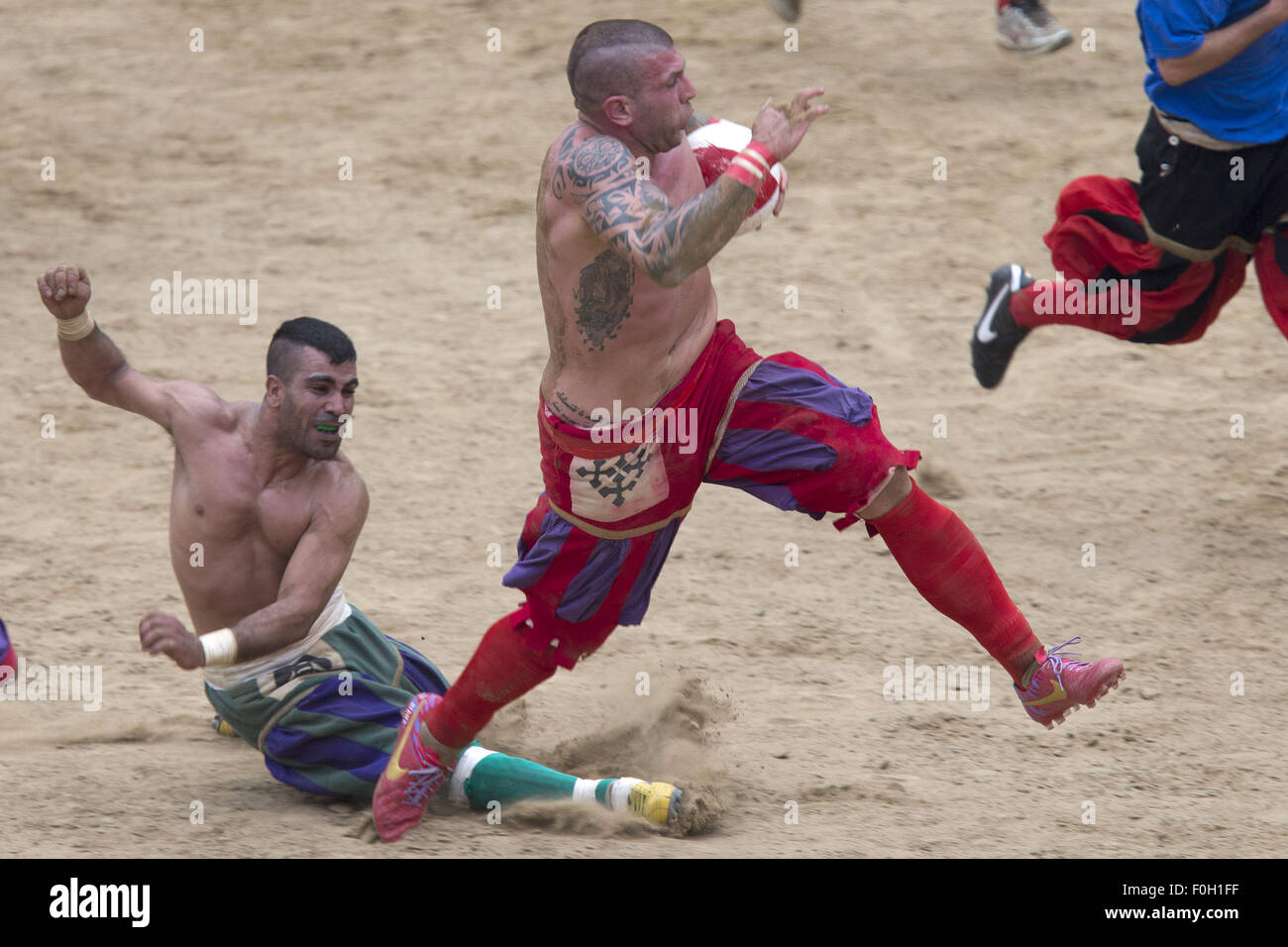 Calcio Fiorentino also known as 'Historic Football' is played out ...