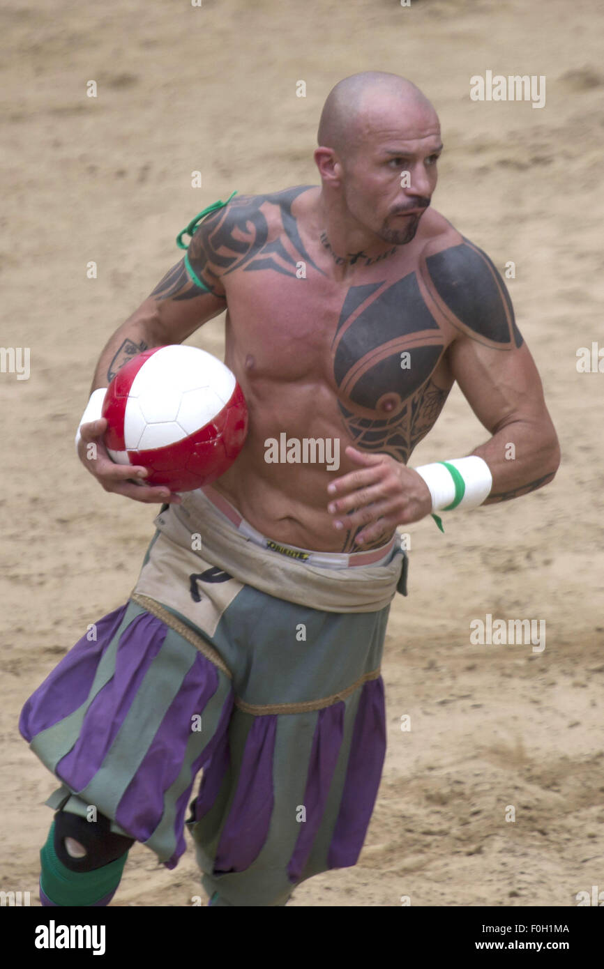 Calcio Fiorentino also known as 'Historic Football' is played out ...