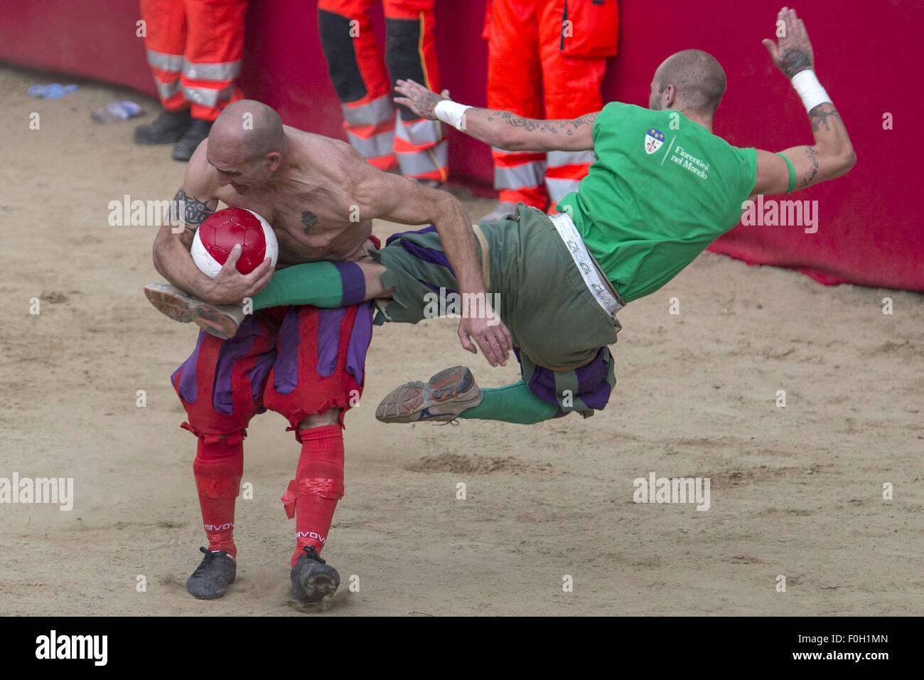 Calcio Fiorentino also known as 'Historic Football' is played out ...