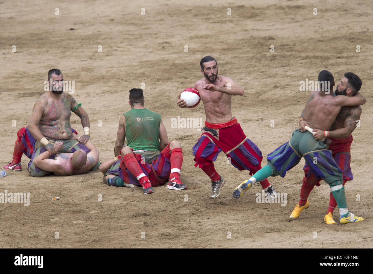 Calcio Fiorentino also known as 'Historic Football' is played out ...