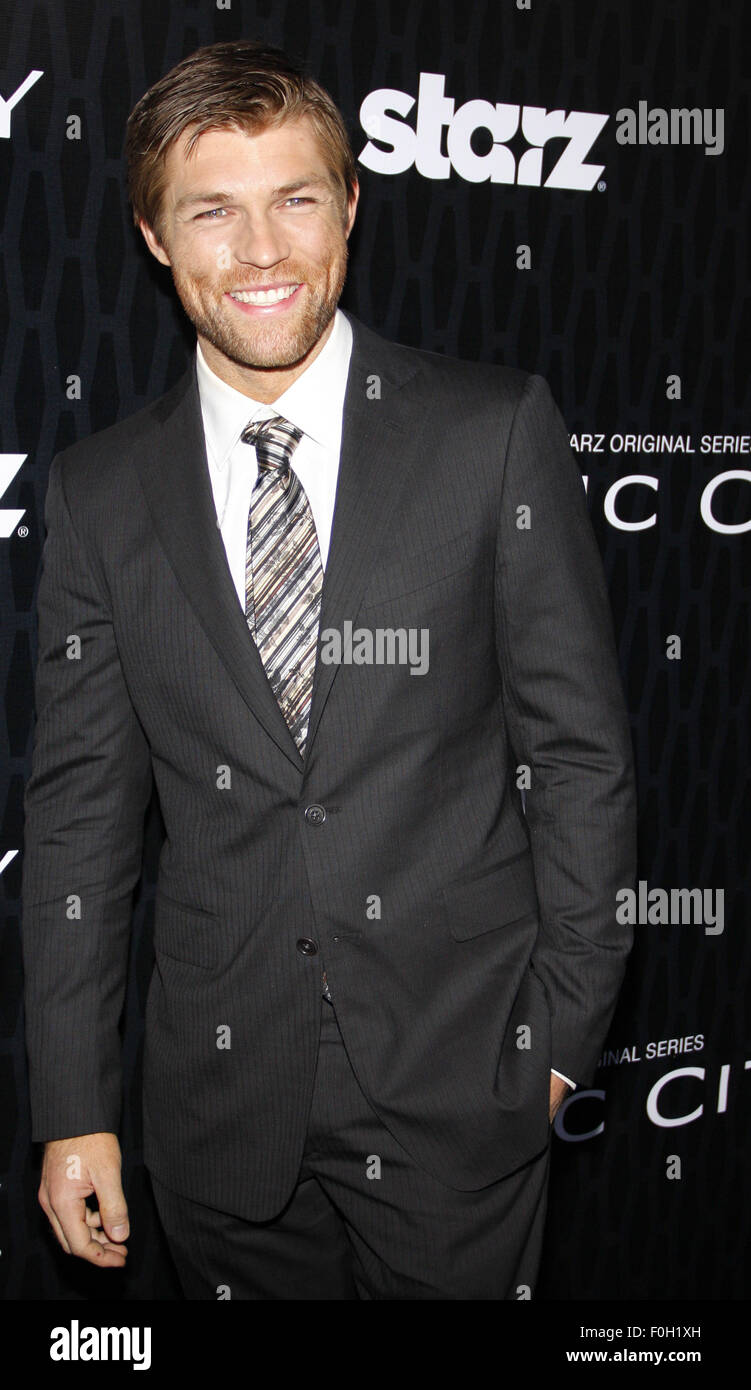 Liam McIntyre at the Los Angeles premiere of Starz Series 'Magic City ...