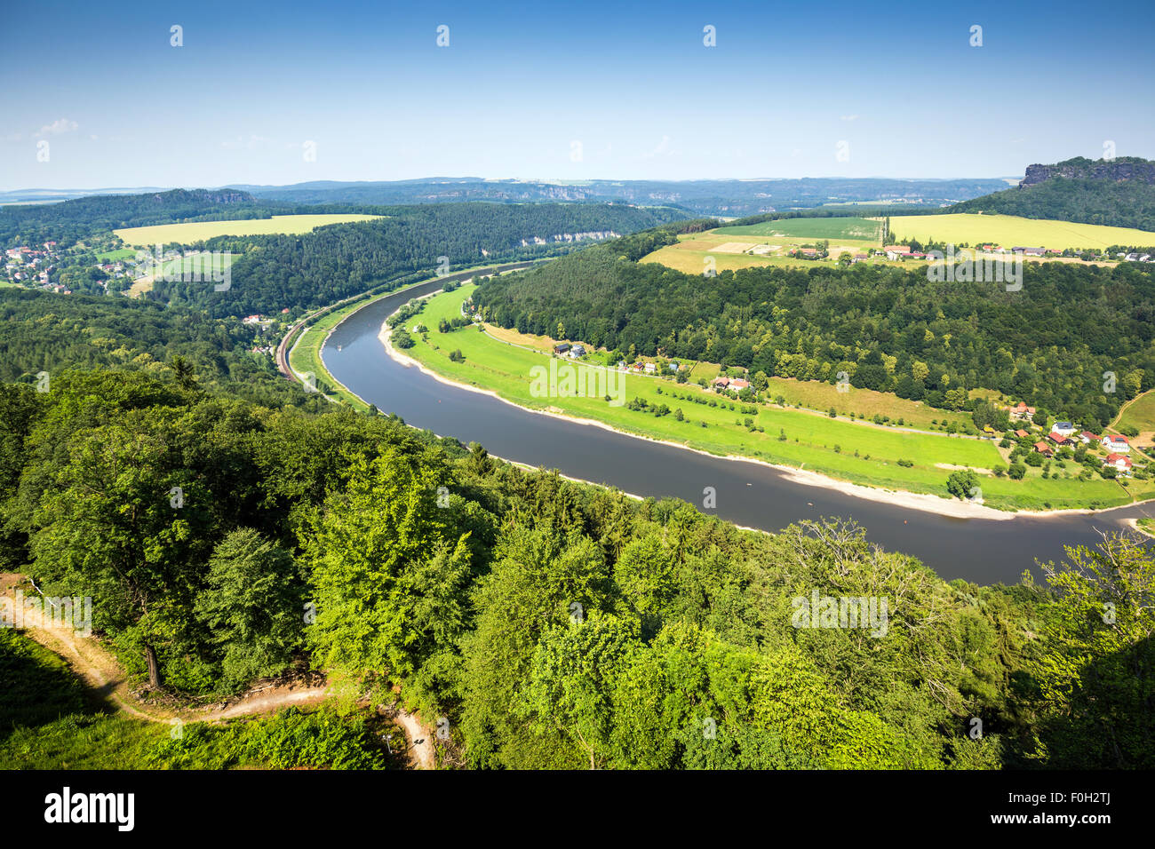 Geography travel germany landscapes elbe hi-res stock photography and ...