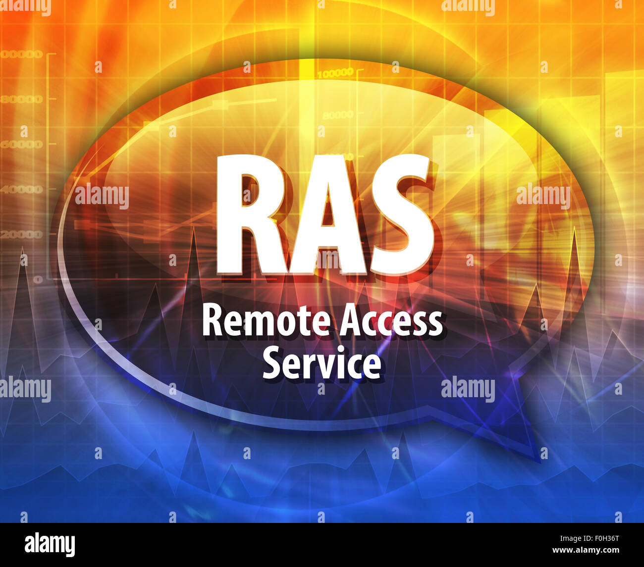 Speech bubble illustration of information technology acronym ...