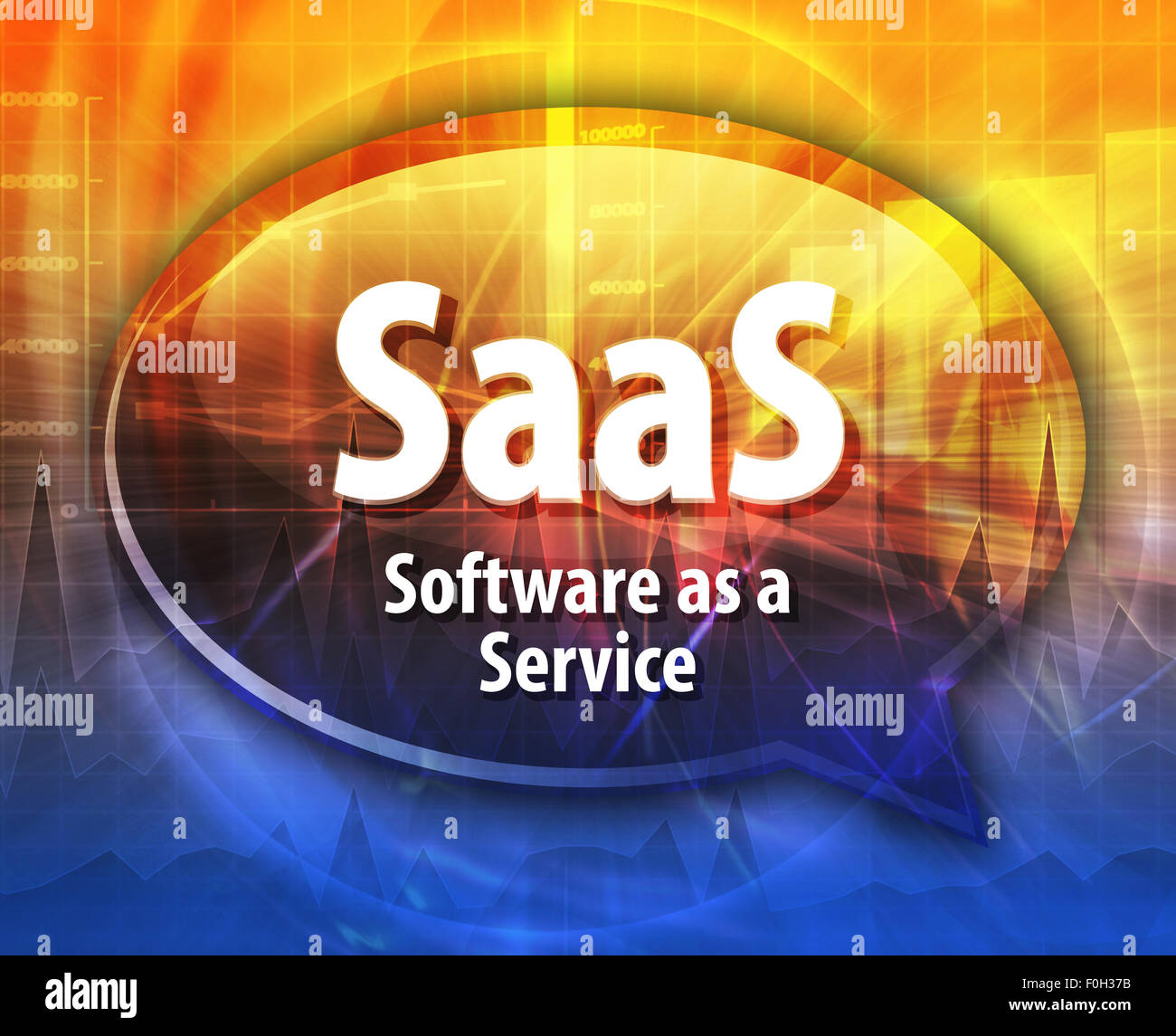 Speech bubble illustration of information technology acronym ...