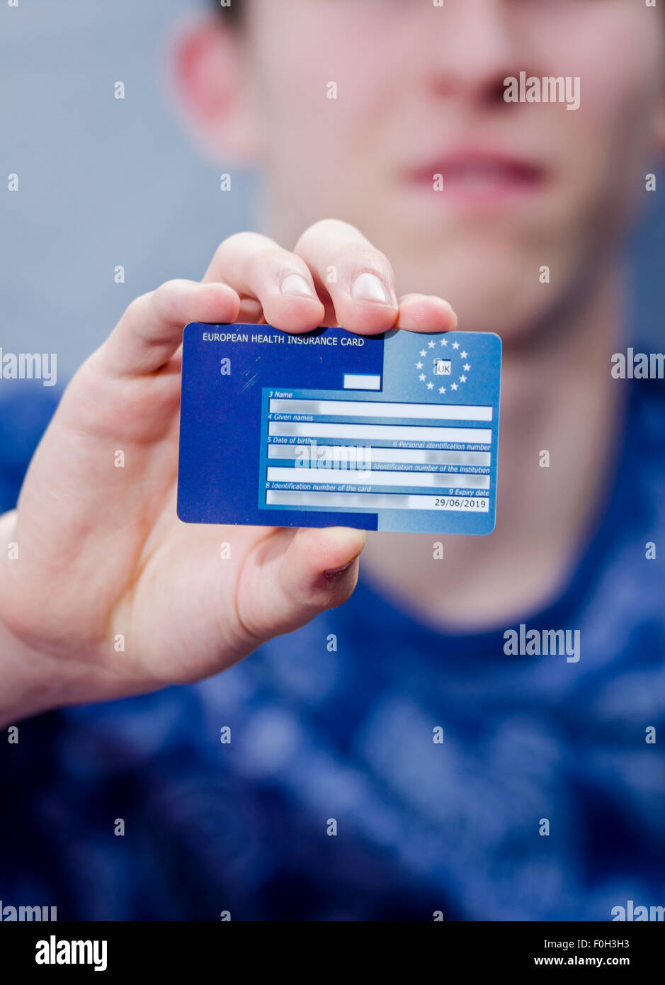 The European Health Insurance Card (EHIC Stock Photo - Alamy
