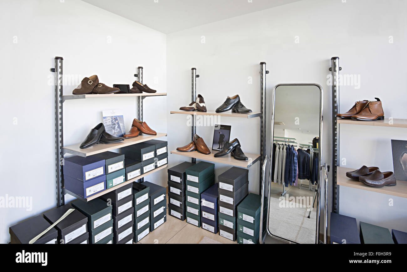 display in a shoe shop Stock Photo - Alamy