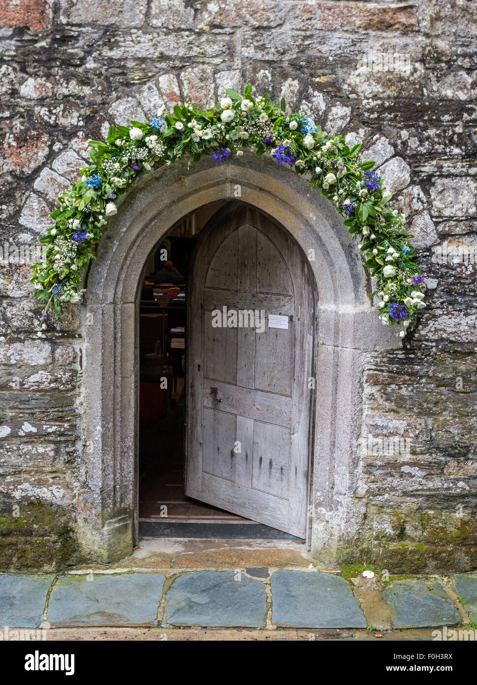 when field cornwall england uk Stock Photo - Alamy