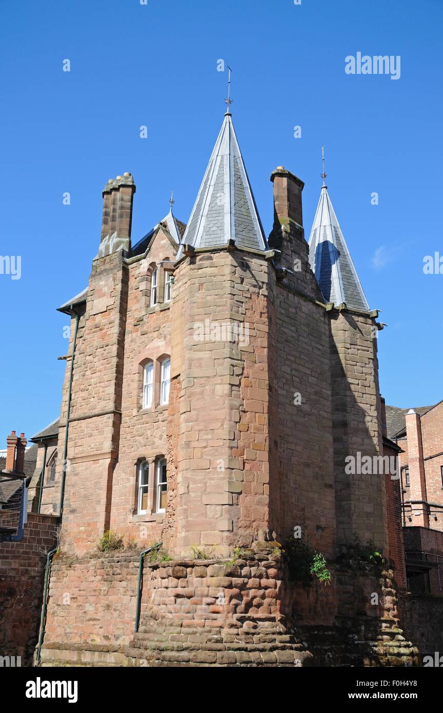 Old school building in St Mary Priory Gardens, Coventry, West Midlands ...