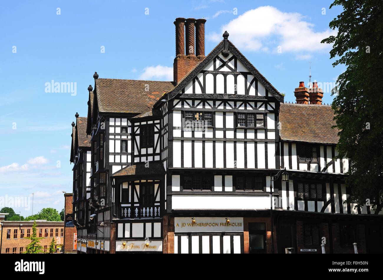 The Flying Standard public house along Trinity Street, Coventry, West ...
