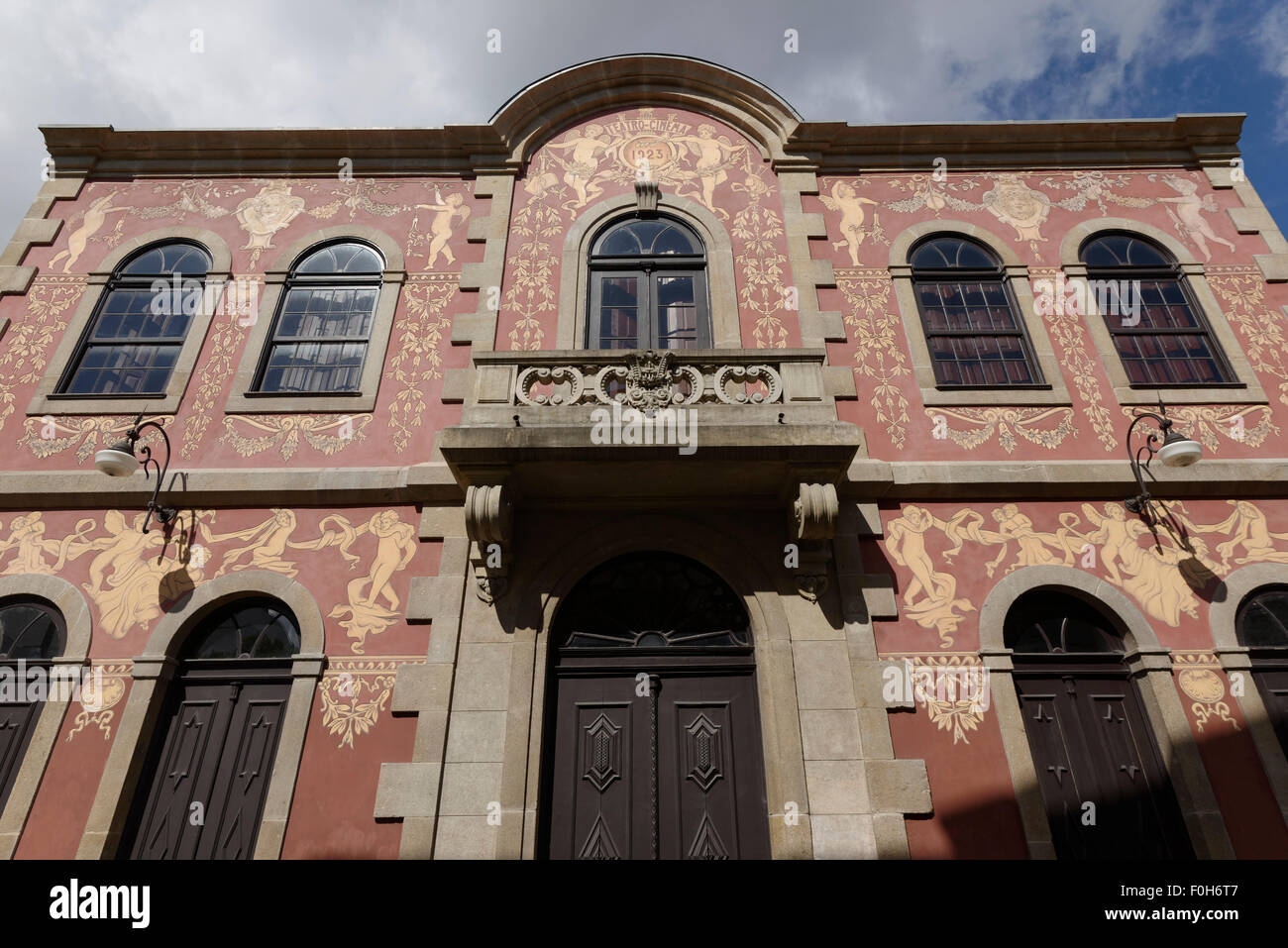 Teatro-Cinema de Fafe. Theatre of Fafe, a northern portuguese town. An ...