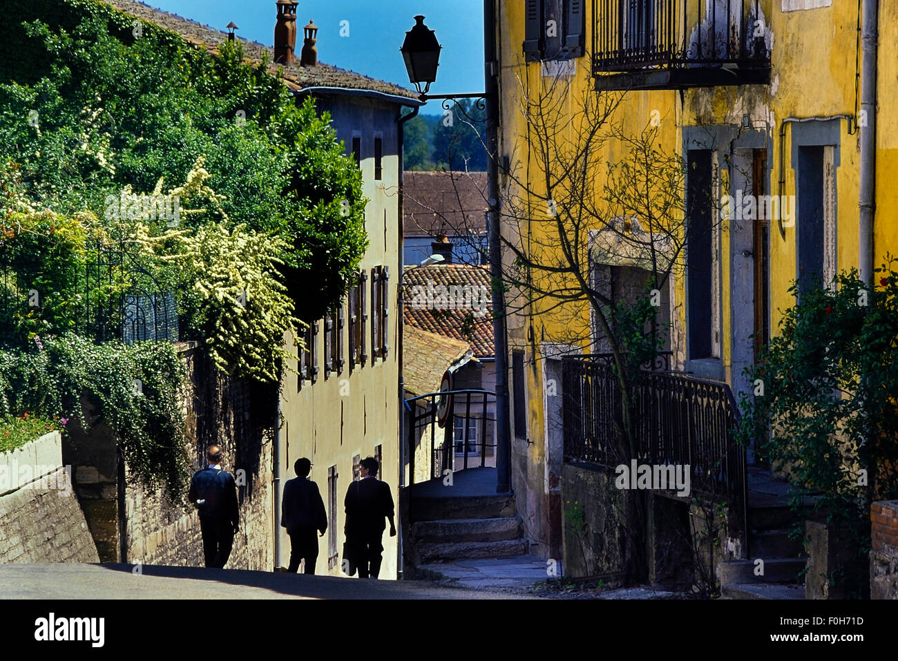 The town of Tournus, Burgundy, France Stock Photo - Alamy