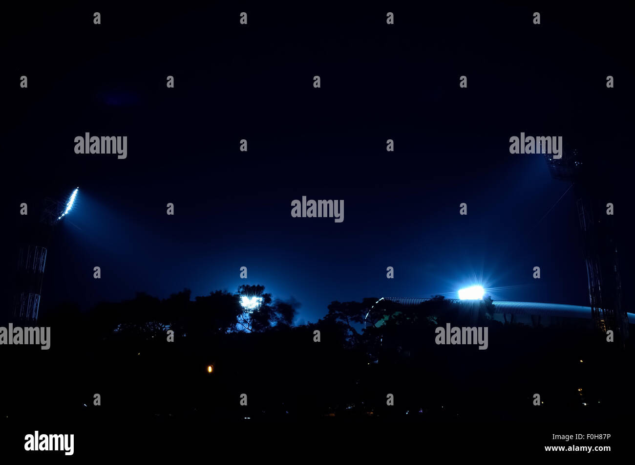 Cricket stadium at night hi-res stock photography and images - Alamy