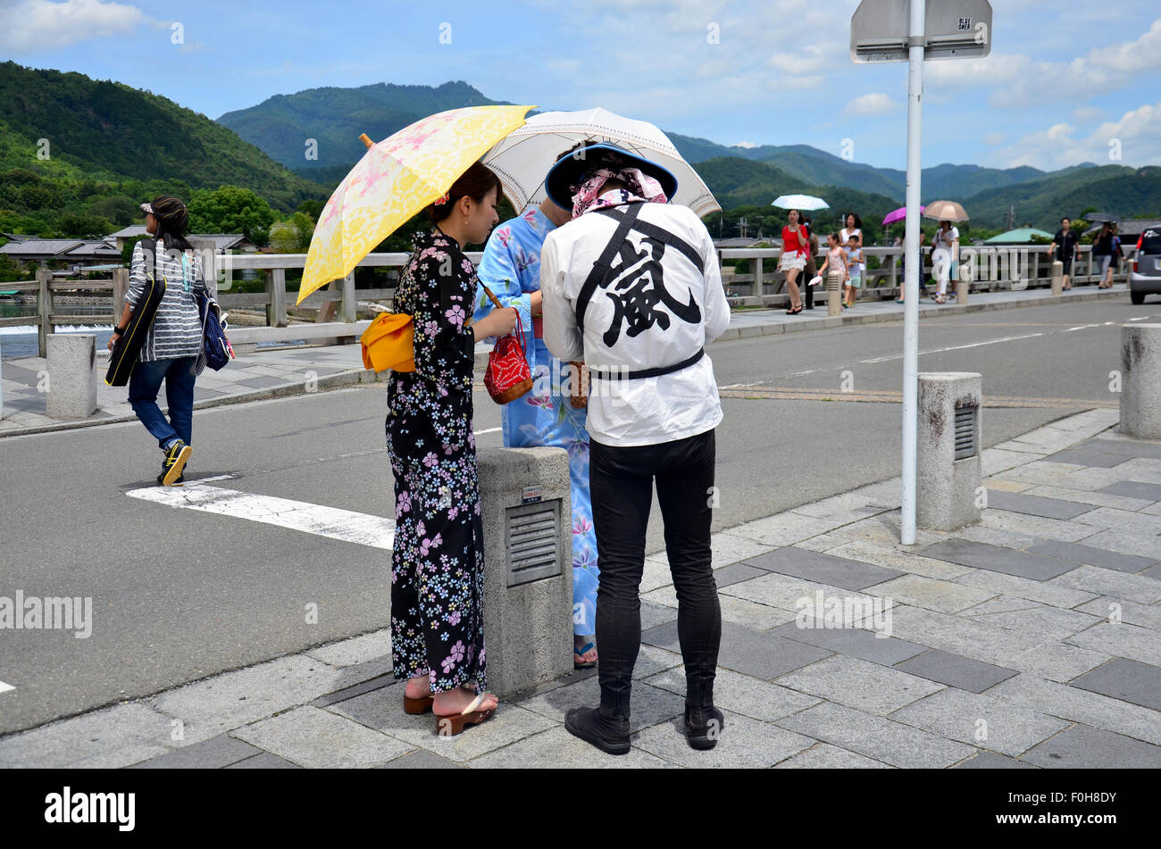Driver rickshaw presentation about tour around arashiyama city for ...