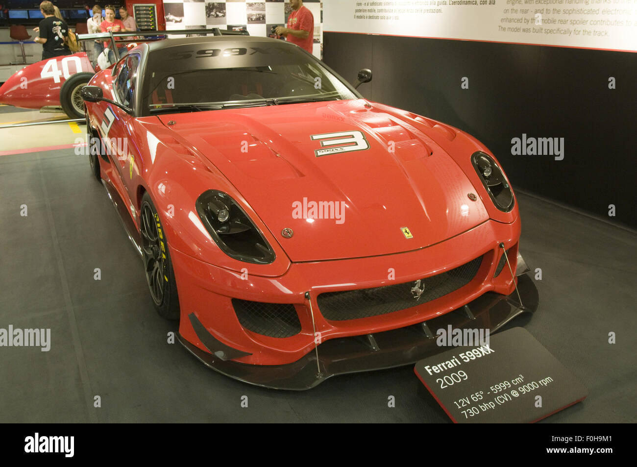 Ferrari Museum (Museo Ferrari) in Maranello, Italy. Ferrari 590XX (2009 ...