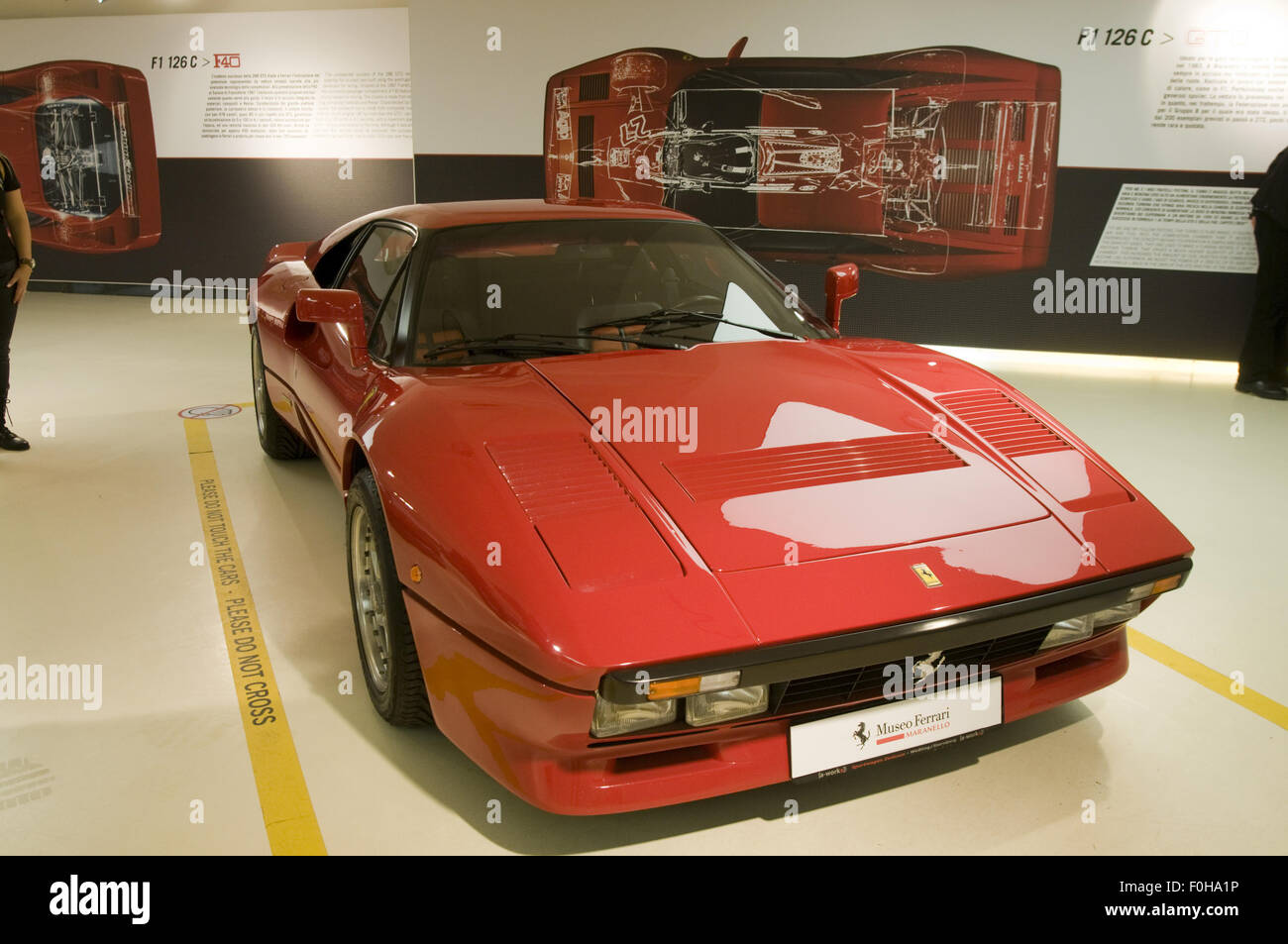 Ferrari Museum (Museo Ferrari) in Maranello, Italy. Ferrari GTO Stock ...