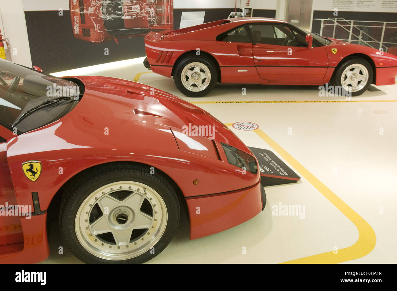 Ferrari Museum (Museo Ferrari) in Maranello, Italy. Ferrari F40 Stock ...